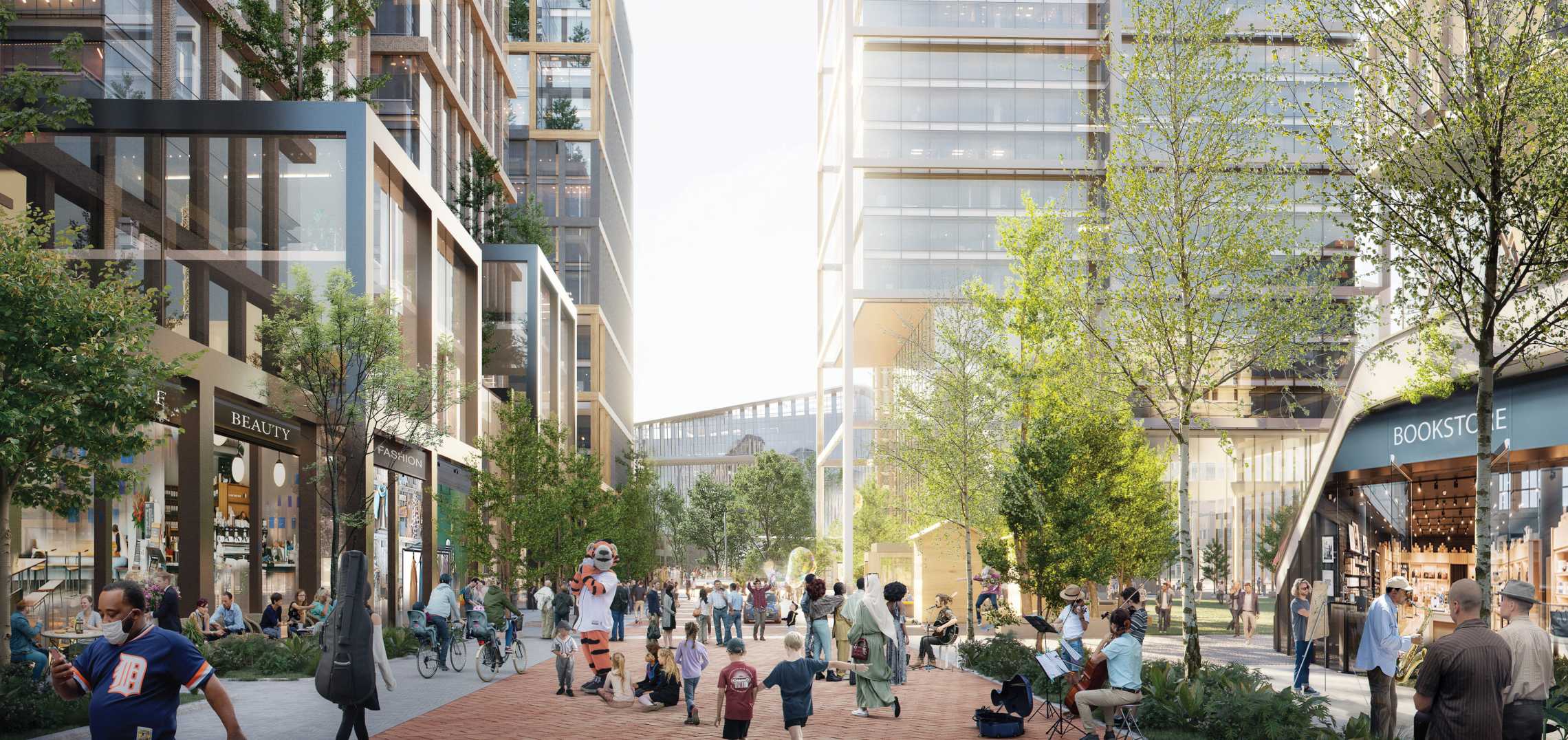 New renderings show dynamic vision for District Detroit | Urbanize Detroit
