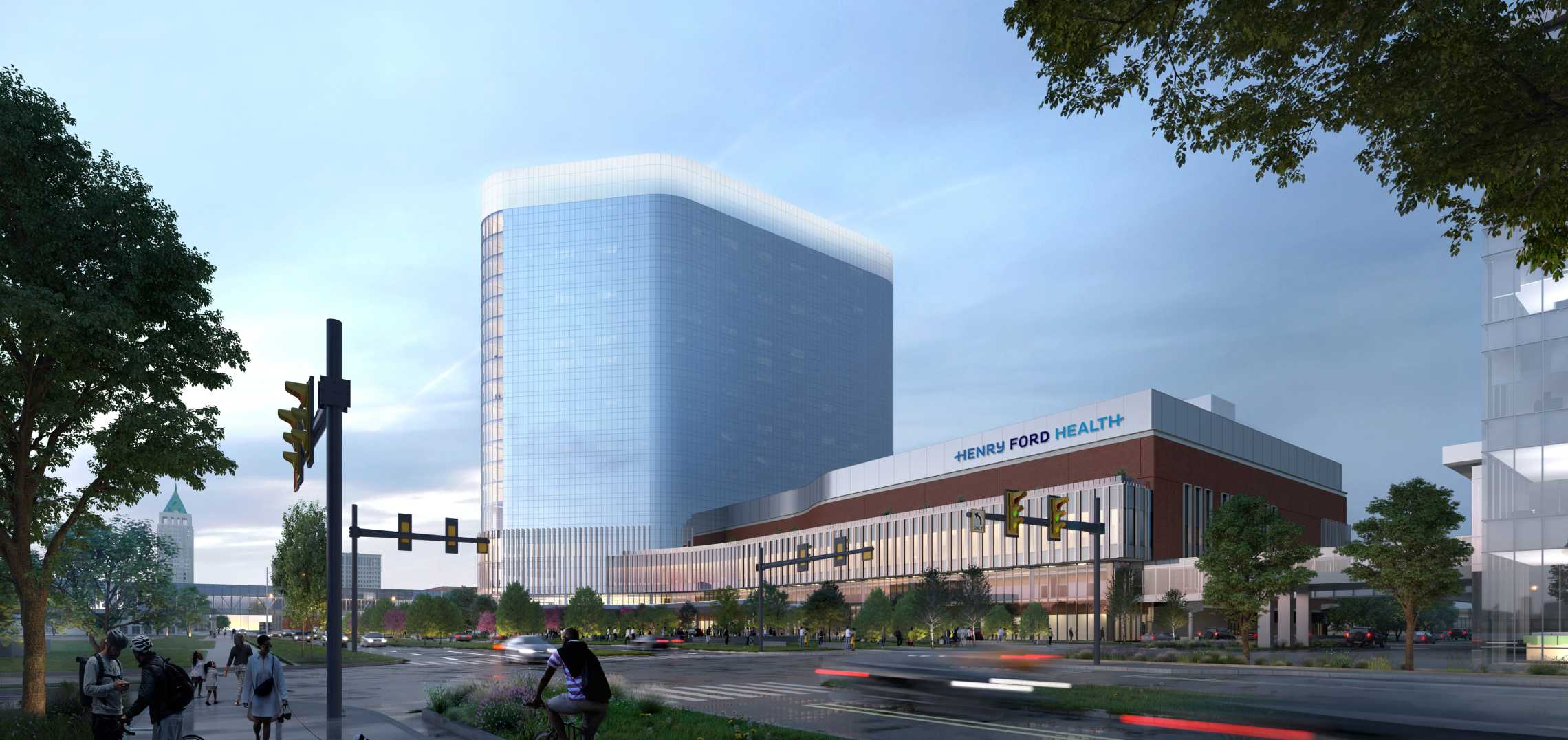 New $2.2B Henry Ford Health hospital tower breaks ground in Detroit ...