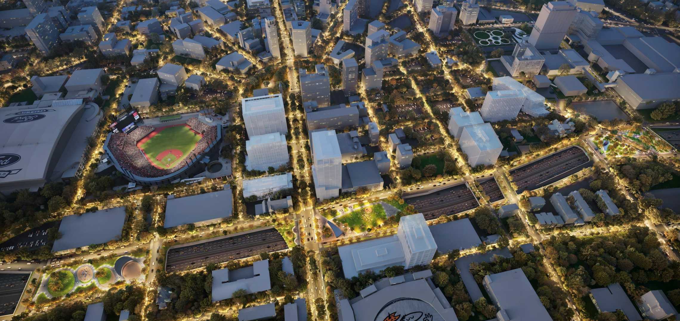 Here's what caps over I-75 in downtown Detroit could look like ...