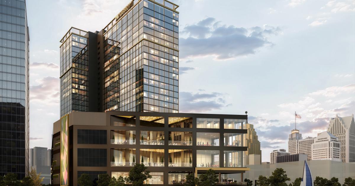 New renderings released for future JW Marriott Detroit Water Square ...